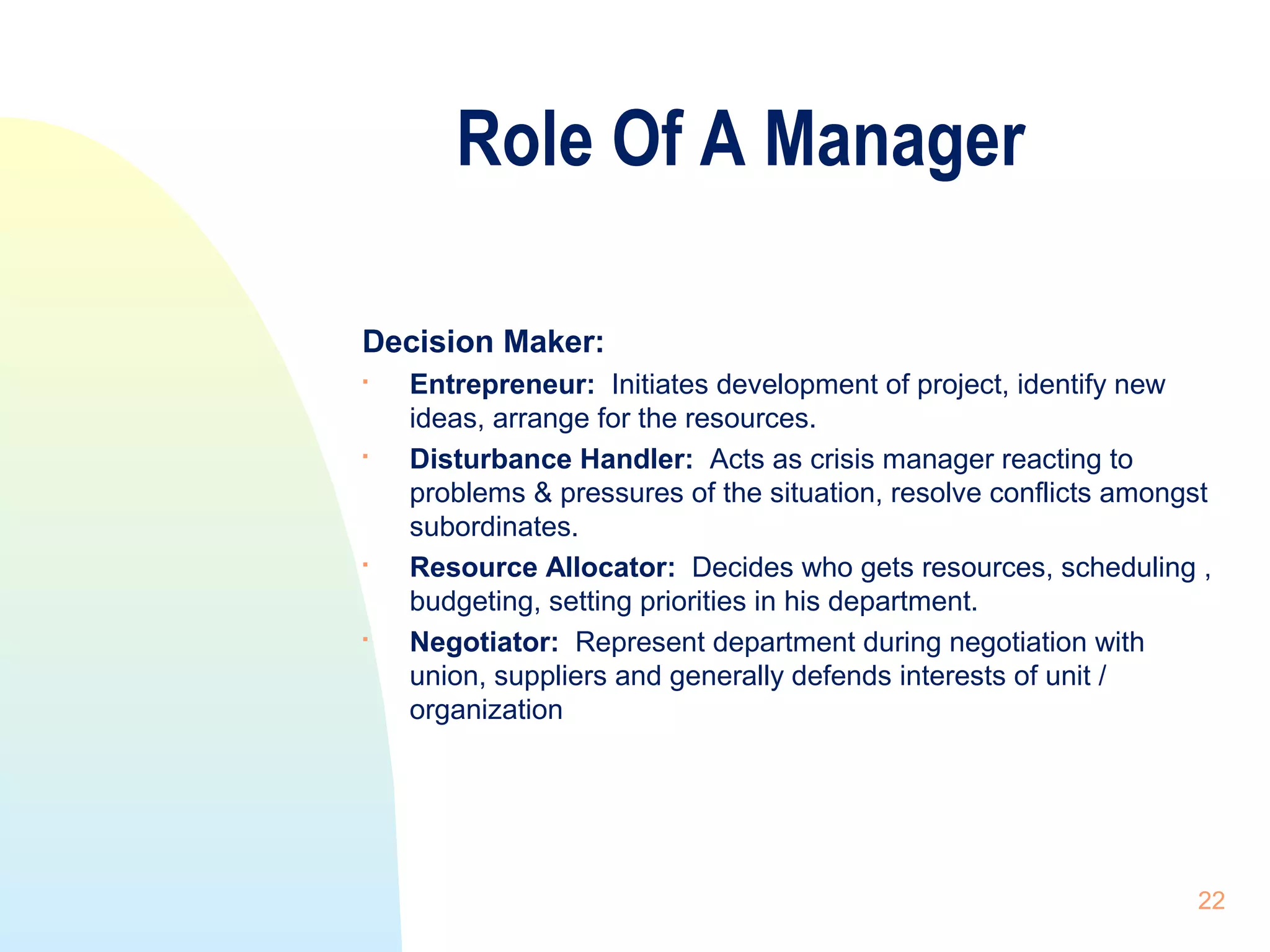 Nature of organization & management | PPT