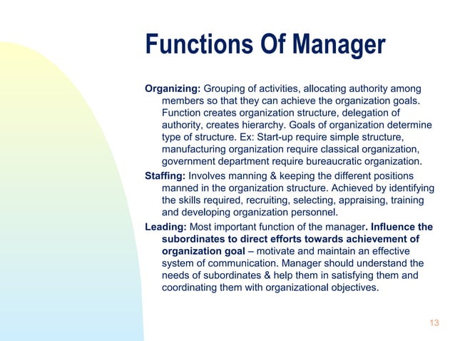 Nature of organization & management | PPT | Executive Leadership ...