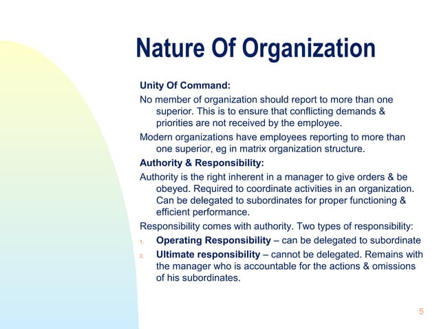 Nature of organization & management | PPT | Executive Leadership ...