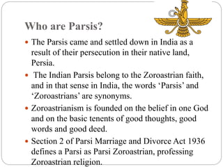 Nature of parsi and christian marriage | PDF