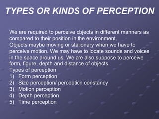 Perception | PPTX