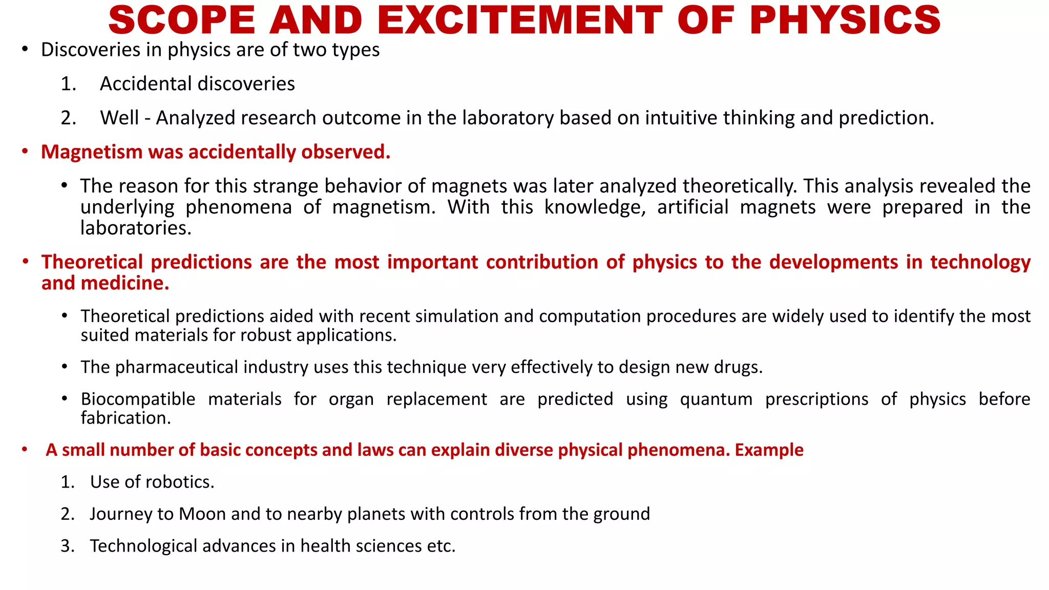 NATURE OF PHYSICAL WORLD & MEASUREMENT | PDF