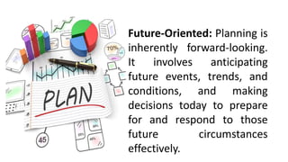 A presentation on the Nature of planning | PPTX