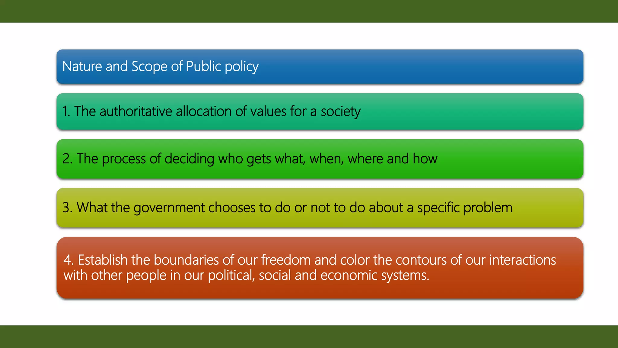Nature of Public policy | PPTX