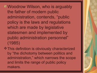 Nature of Public Policy | PPT | Political Issues & policy | Politics
