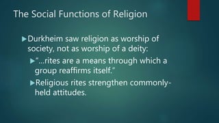 Nature of religion | PPTX