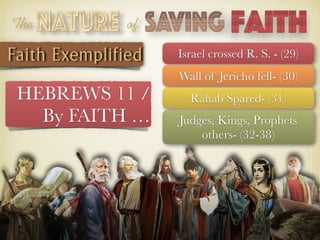 The Nature of Saving FAITH | PPT
