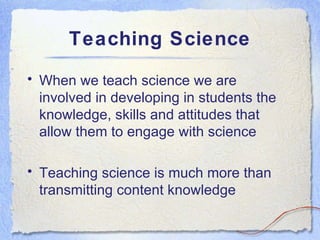 Nature of science for teaching | PPT