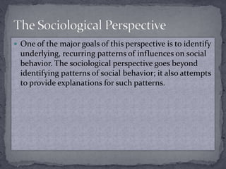 Nature of sociology | PPTX
