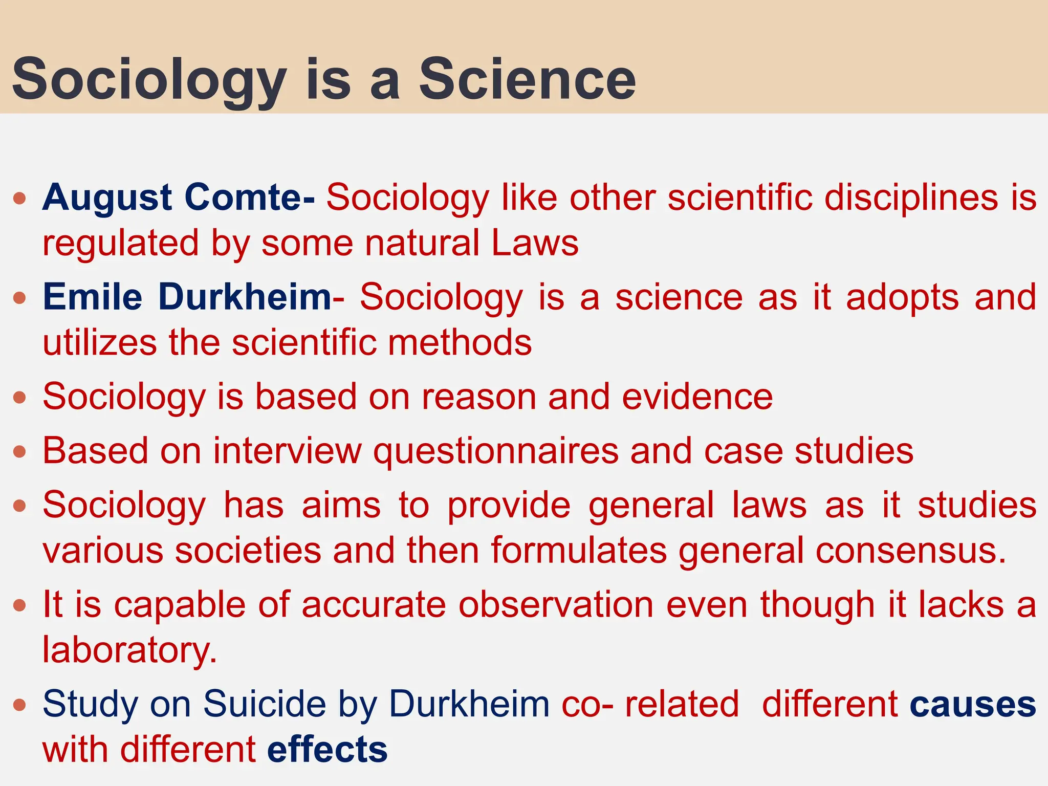 Is Sociology a Science ,Nature of Sociology.pptx | Science