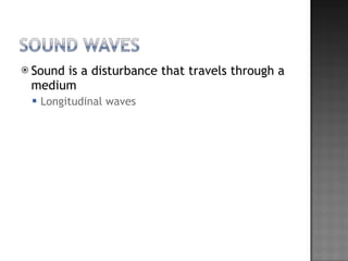 Nature Of Sound | PPT
