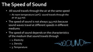 Nature of sound | PPTX