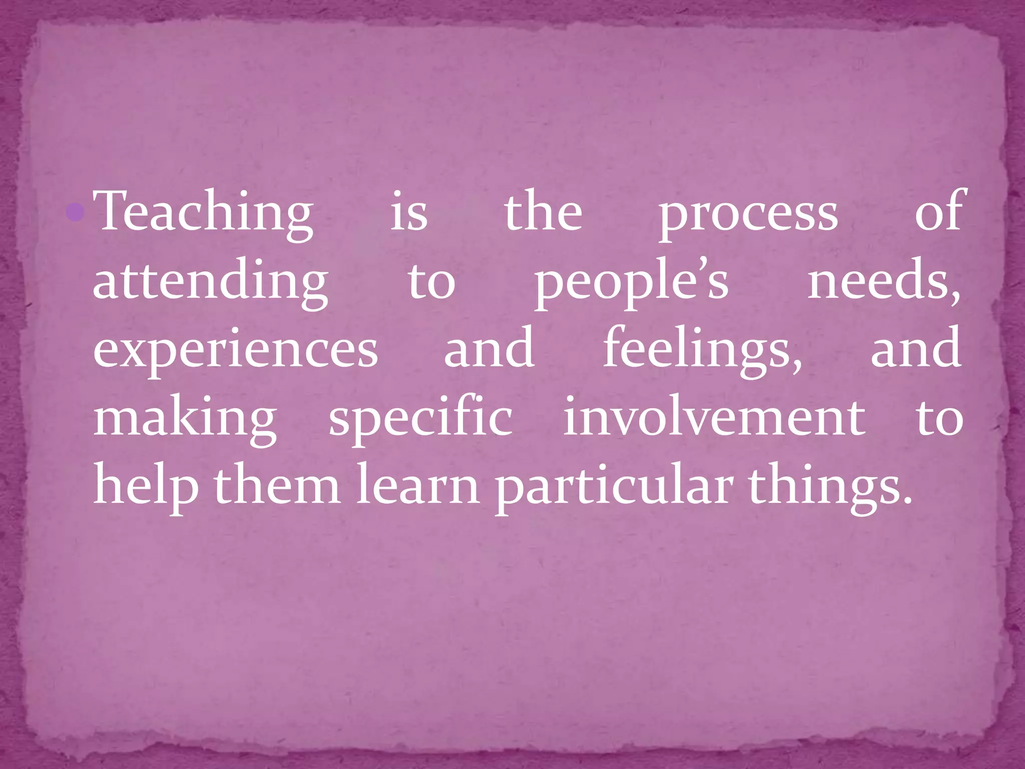 Nature of Teaching & Characteristic of Teaching and Teacher | PPTX