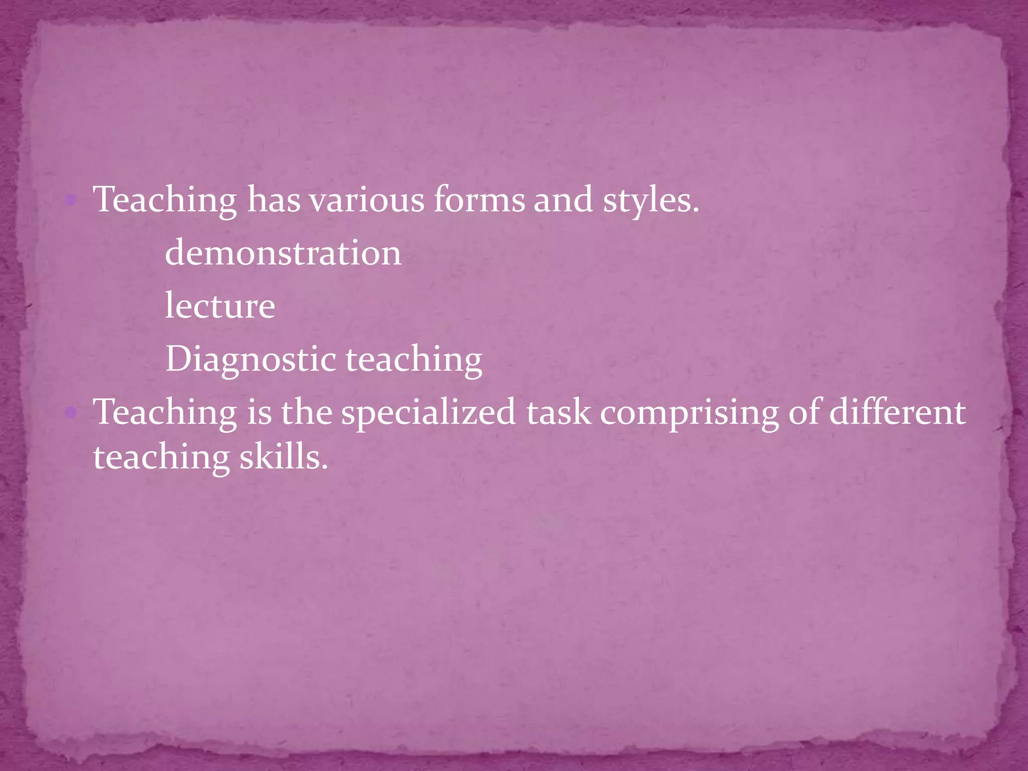 Nature of Teaching & Characteristic of Teaching and Teacher | PPTX