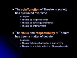 Nature of theatre and ritual | PPT