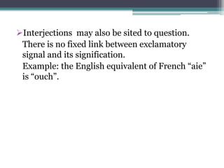 Nature of the linguistic sign | PPTX