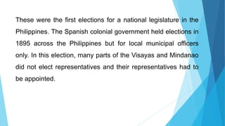 Nature Of The Philippine Election During The Spanish.ppt