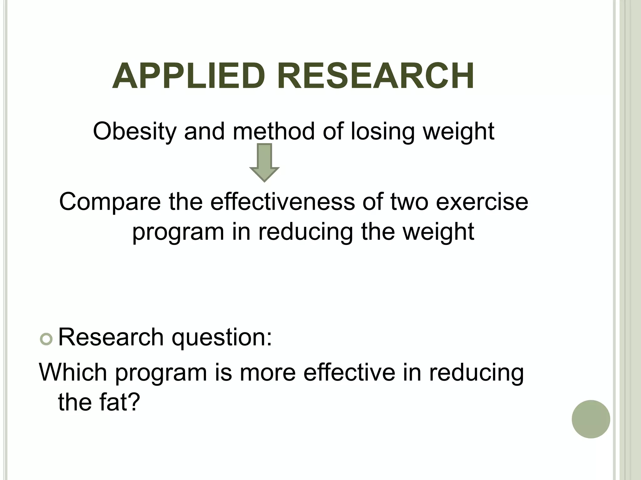 Nature of the research | PPTX