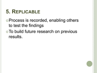 Nature of the research | PPTX