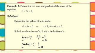 NATURE of the ROOTS Grade 9 Mathematics Q1.pptx