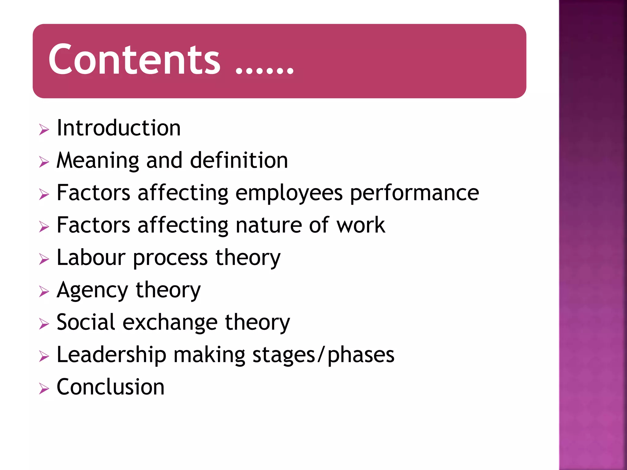 Nature of work bba | PPTX