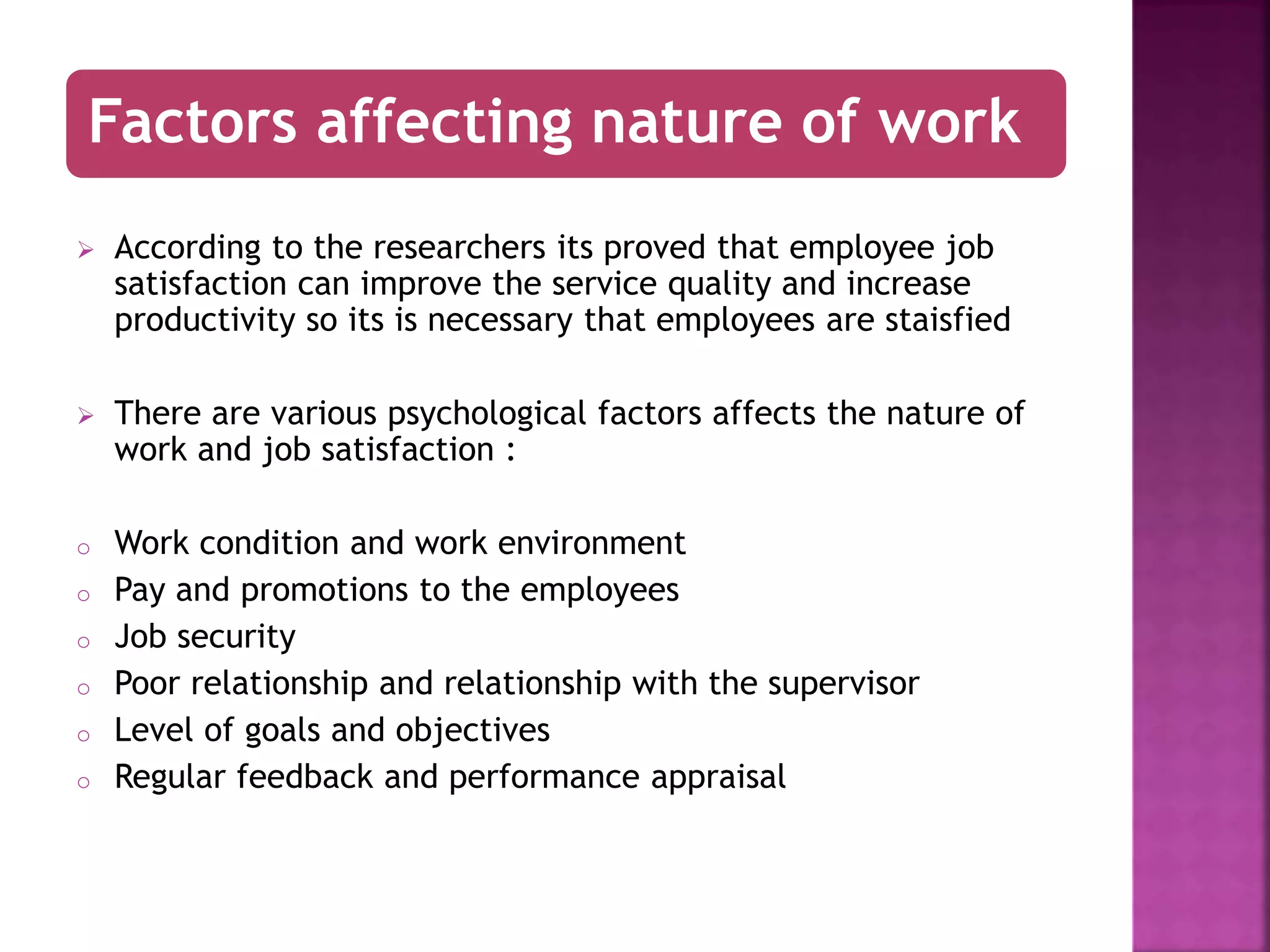 Nature of work bba | PPTX