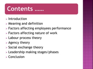 Nature of work bba | PPTX