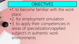 Nature of work immersion | PPTX