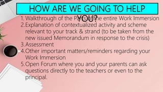 Nature of work immersion | PPTX