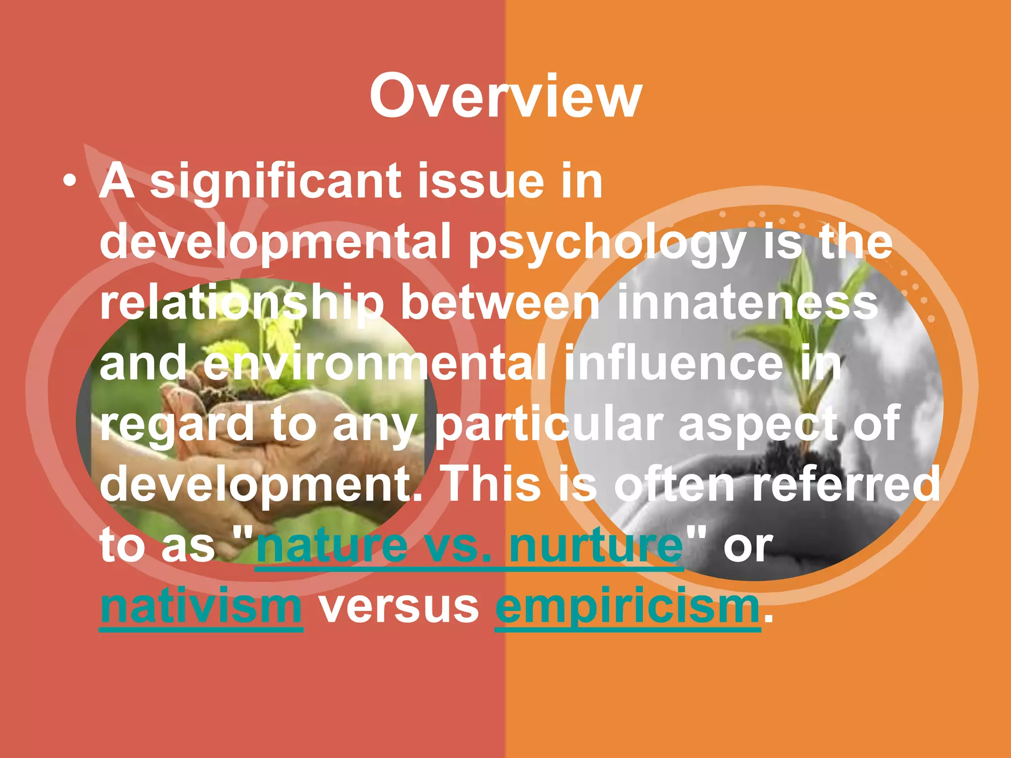Nature or nurture | PPTX