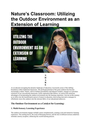 8 Effective Strategies for Integrating the Outdoor Environment Into ...