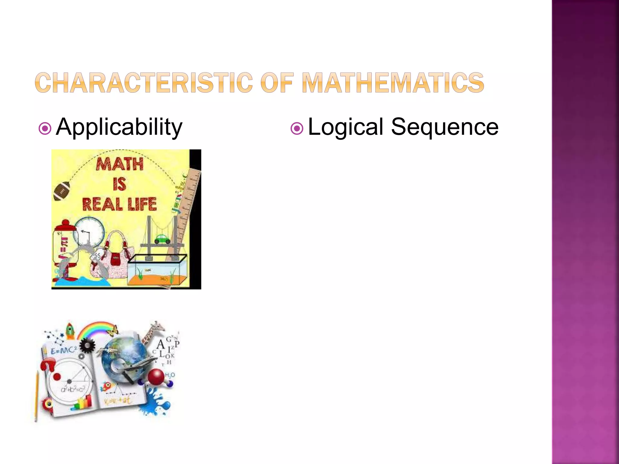 Nature, scope and development of mathematics ppt | PPTX