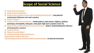 Nature, Scope and importance of Social Science.pdf