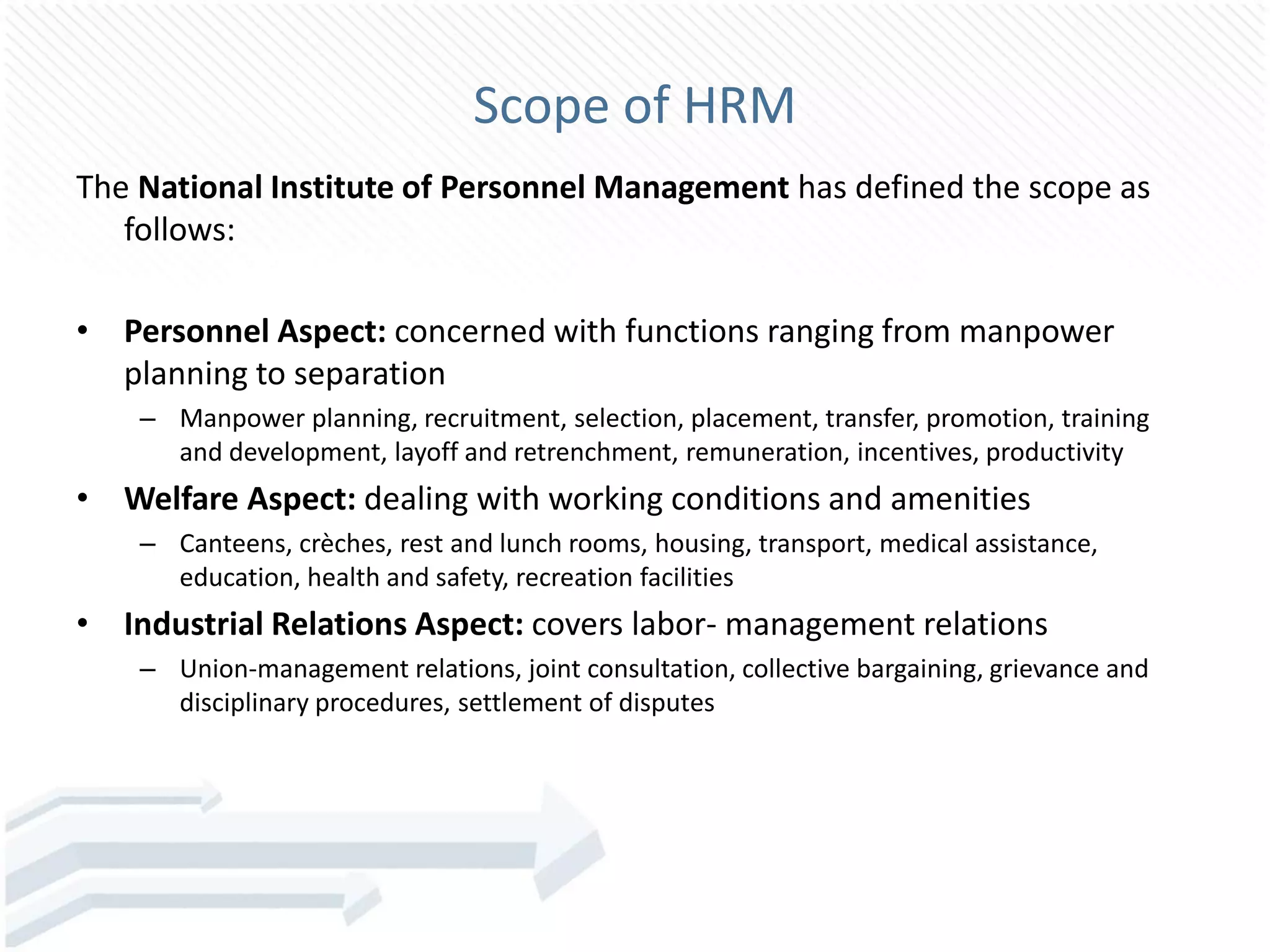 Nature, Scope and Evolution of HRM | PPTX