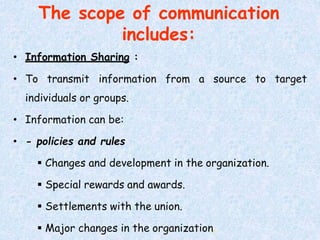 Nature scope of business communication ppt | PPTX