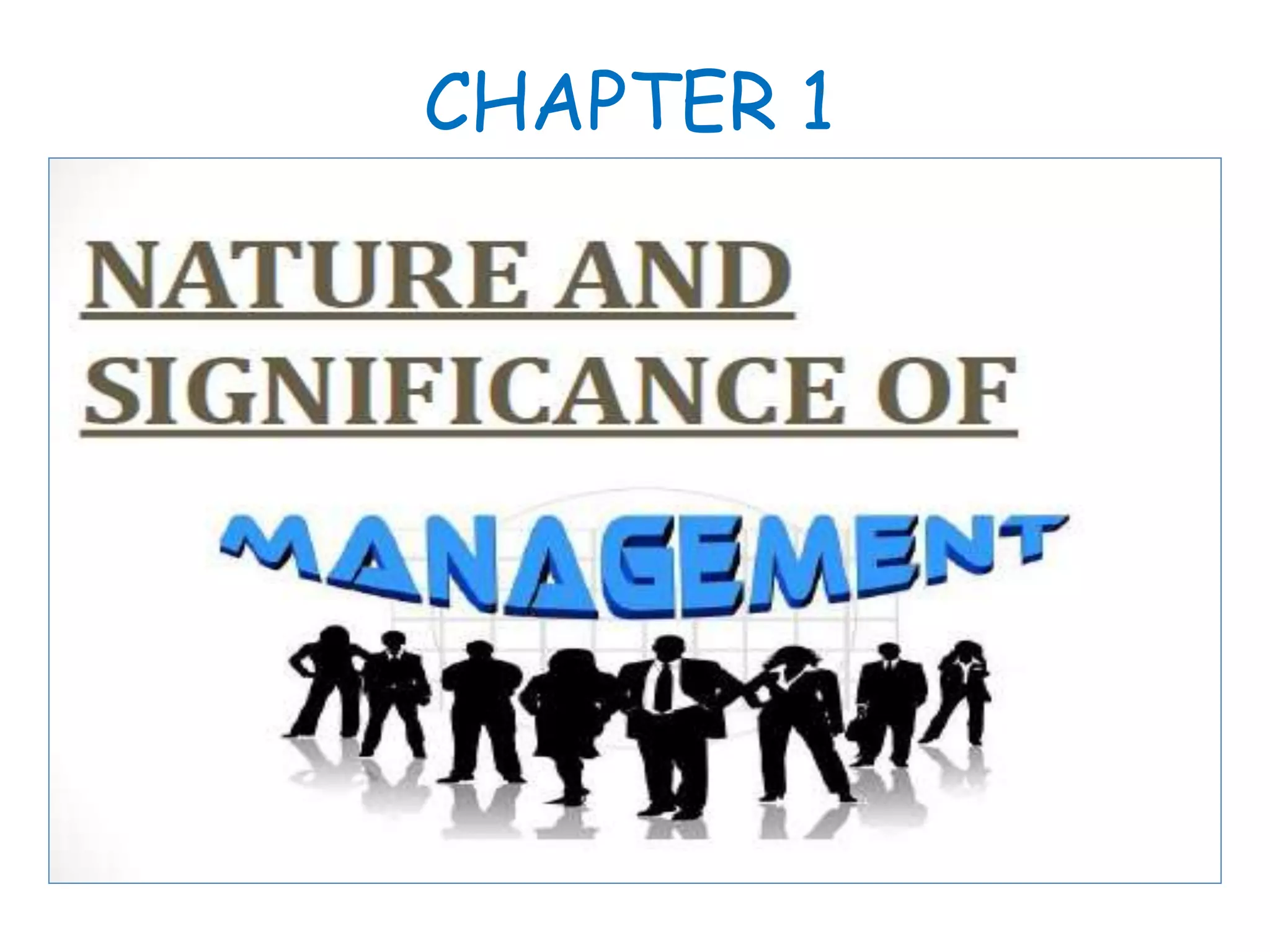 Nature & significance of management class 12 | PPTX