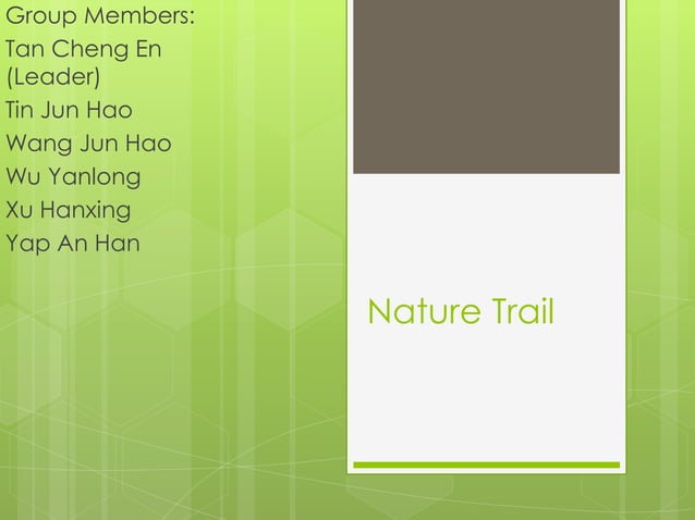 Nature trail | PPT