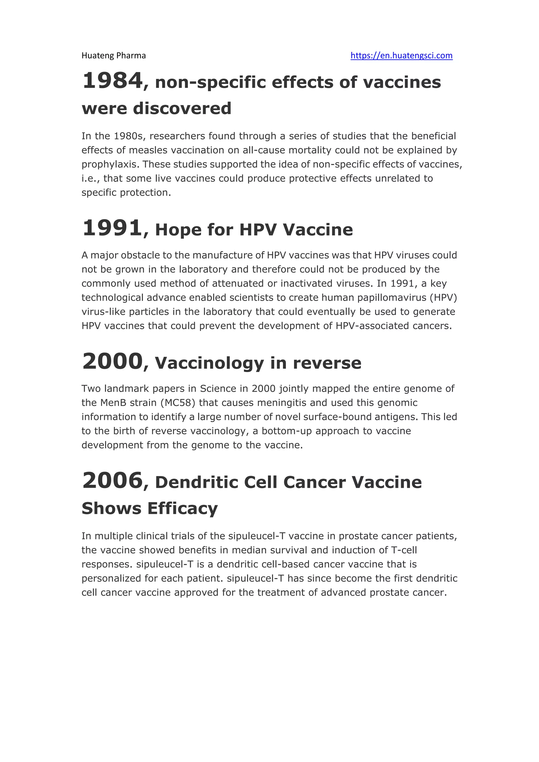 Nature vaccine development timeline 20 major milestones | PDF