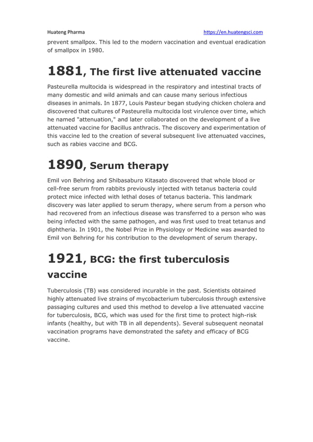 Nature vaccine development timeline 20 major milestones | PDF