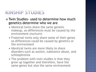 Nature vs. nurture | PPTX