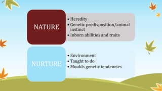 Nature vs nurture | PPTX