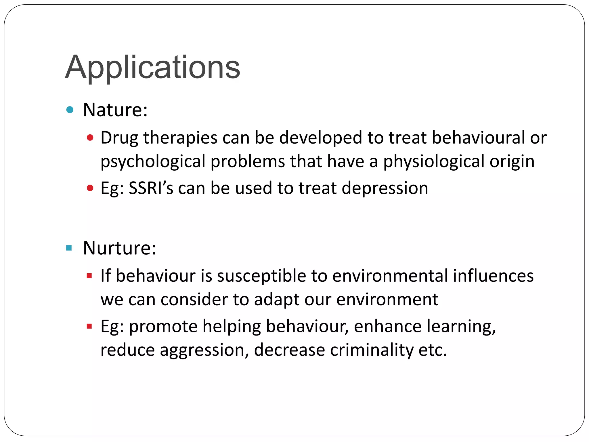 Nature vs nurture | PPTX