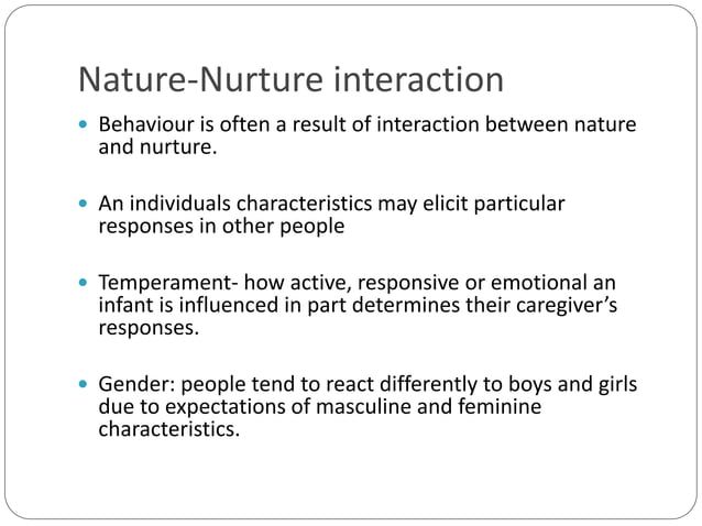 Nature vs nurture | PPTX