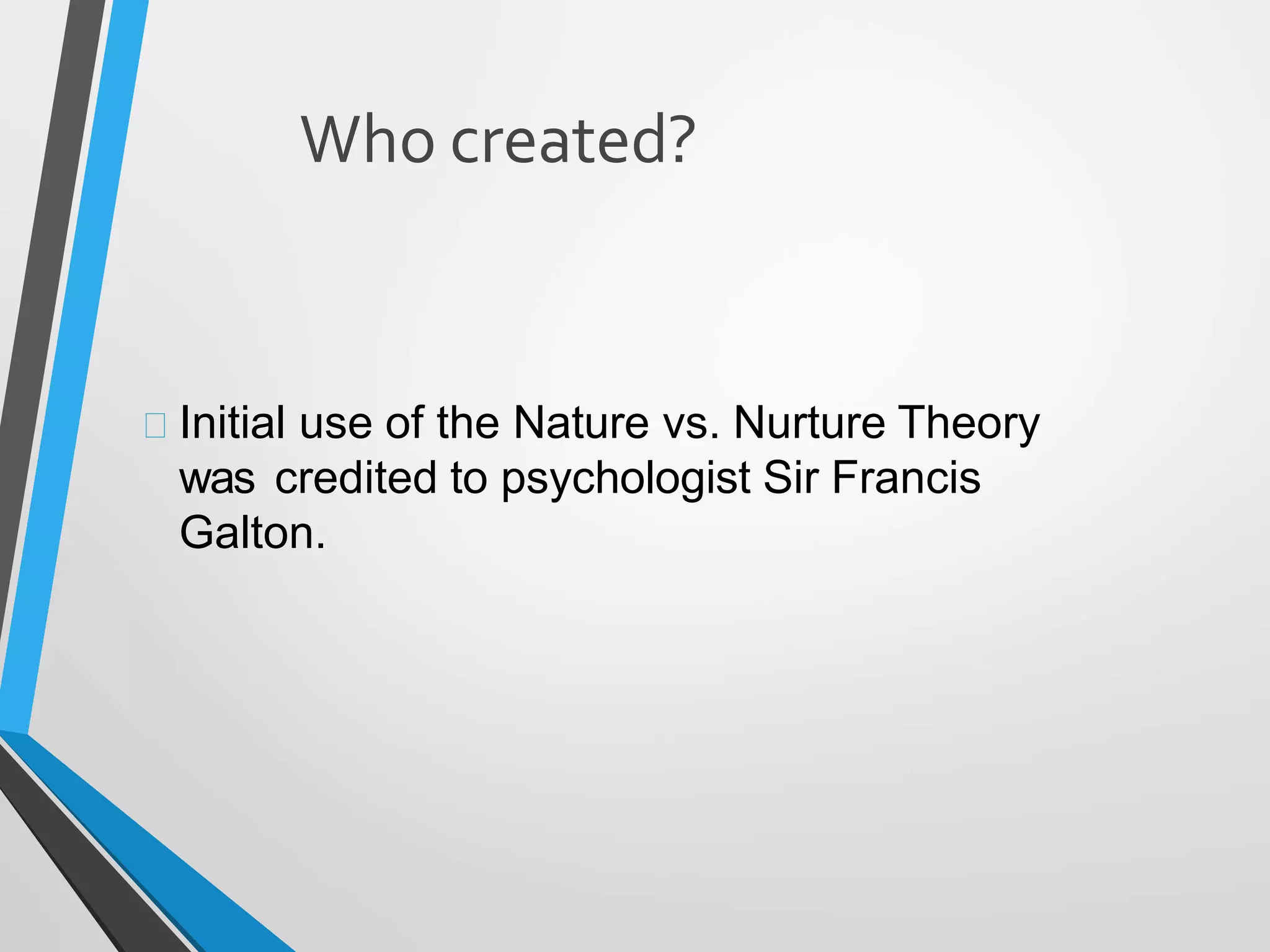 Nature Vs Nurture.pptx | Genetics | Science
