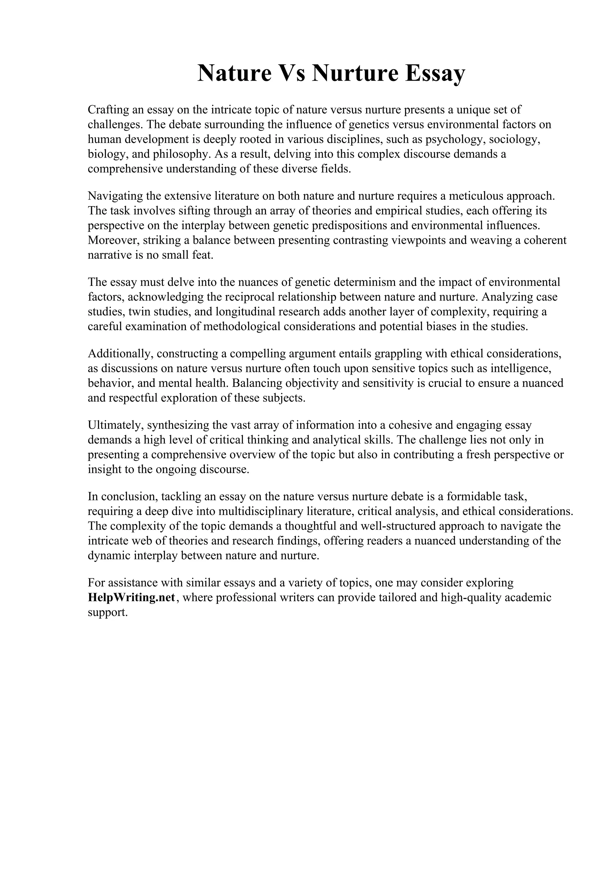 Nature Vs Nurture Essay.pdf