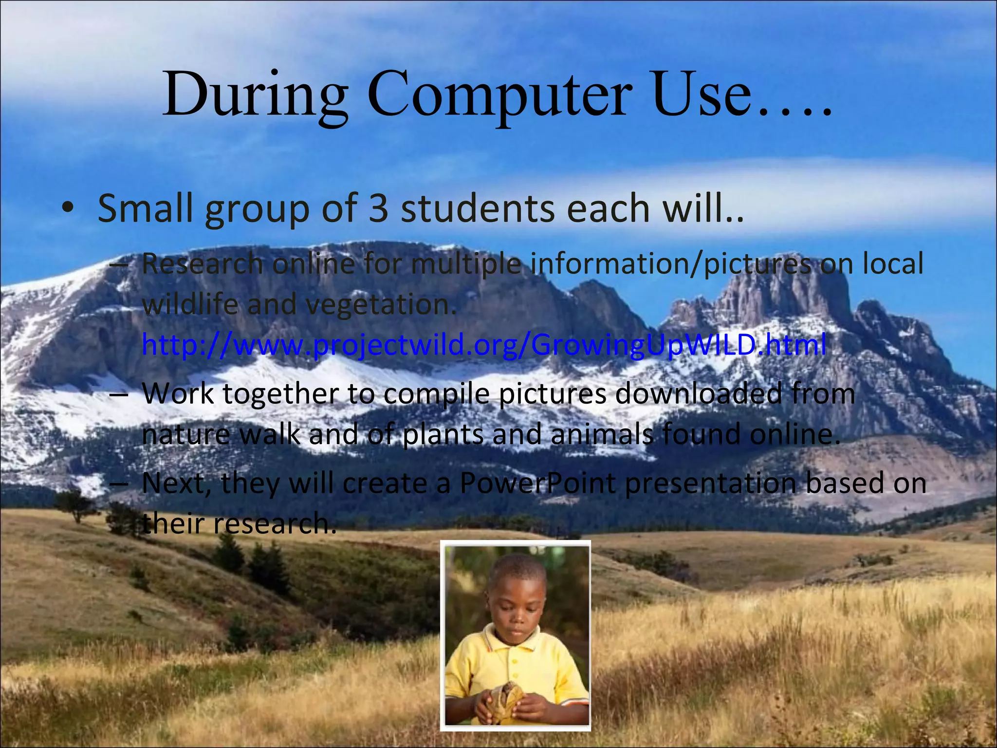 Nature walk lesson plan | PPT