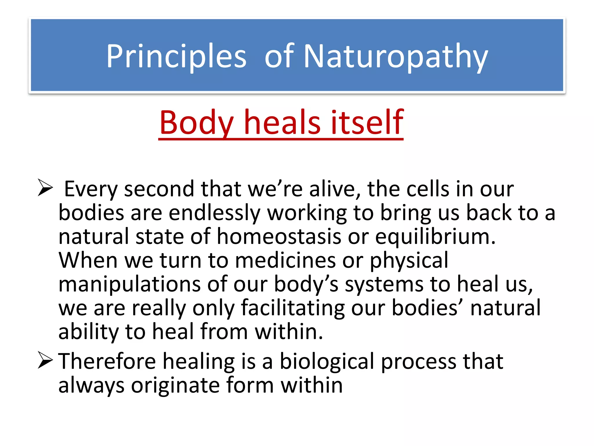 Naturopathy | PPTX