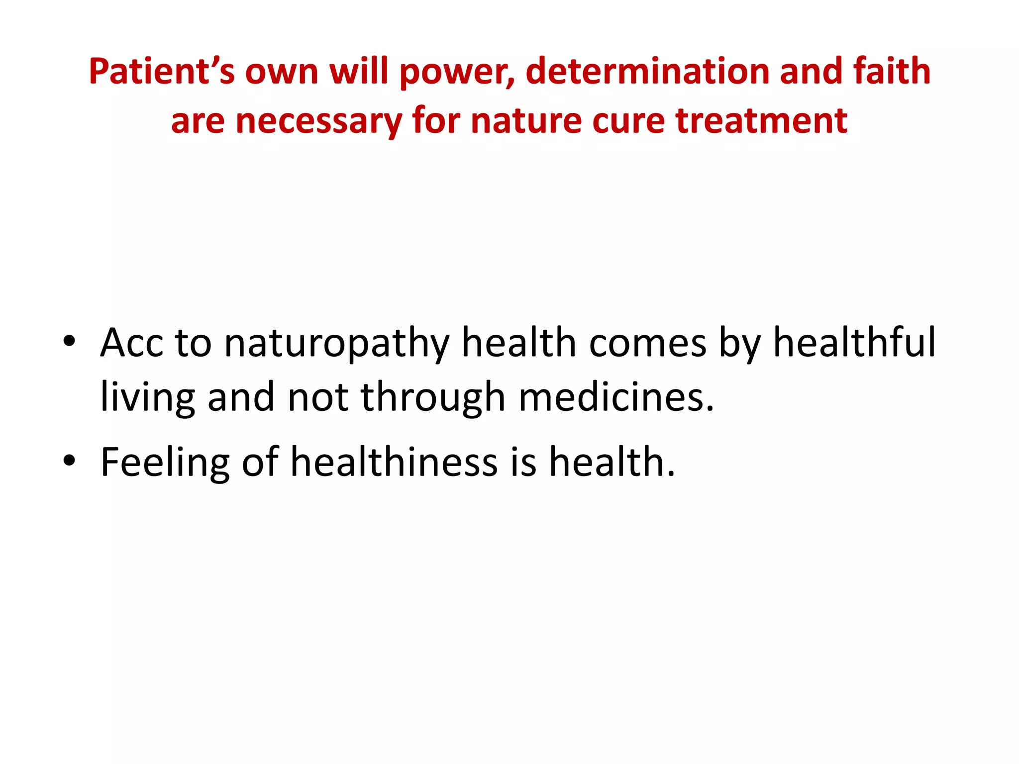 Naturopathy | PPTX