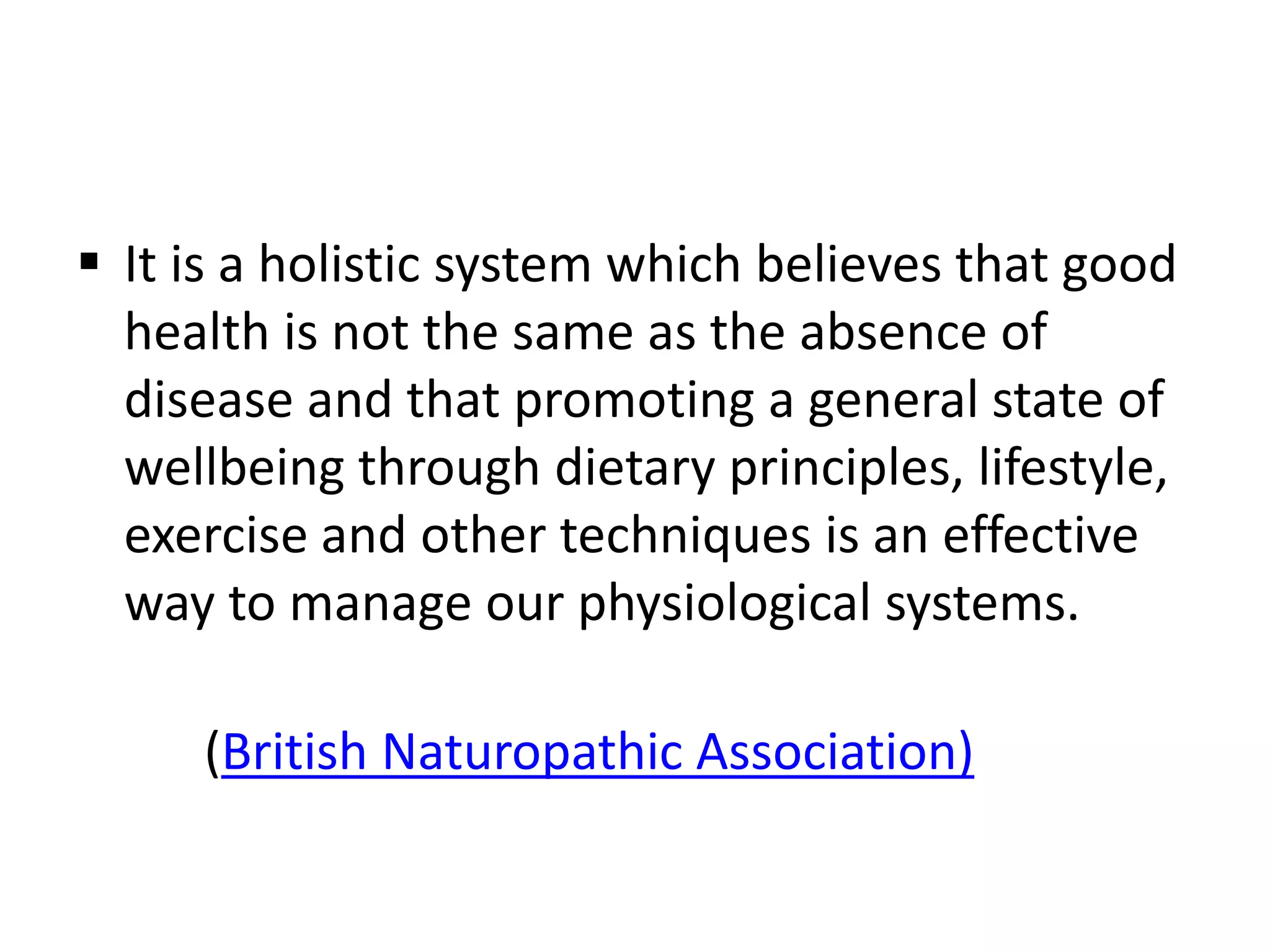 Naturopathy | PPTX