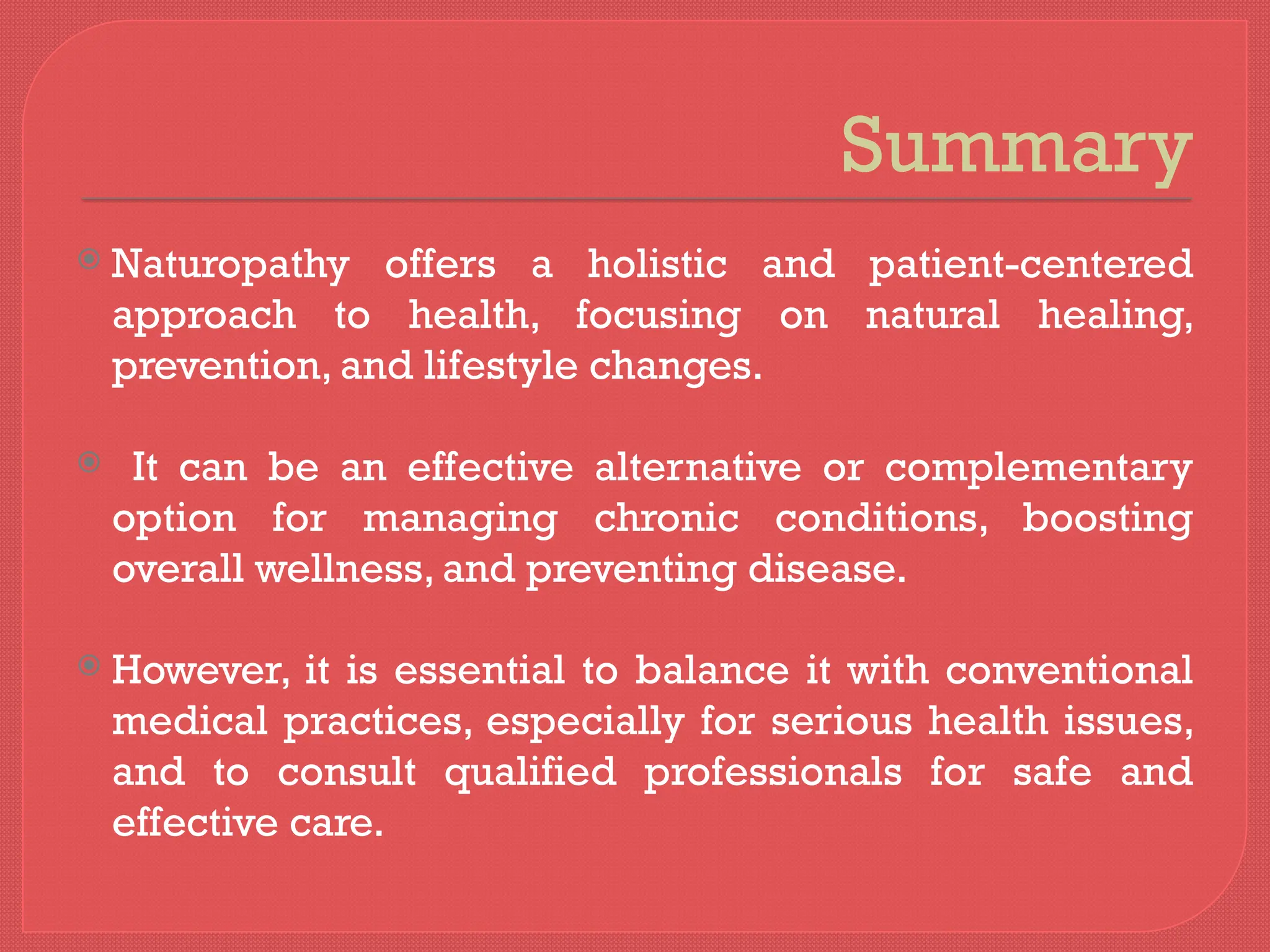 Naturopathy - Alternative medicine.pptx